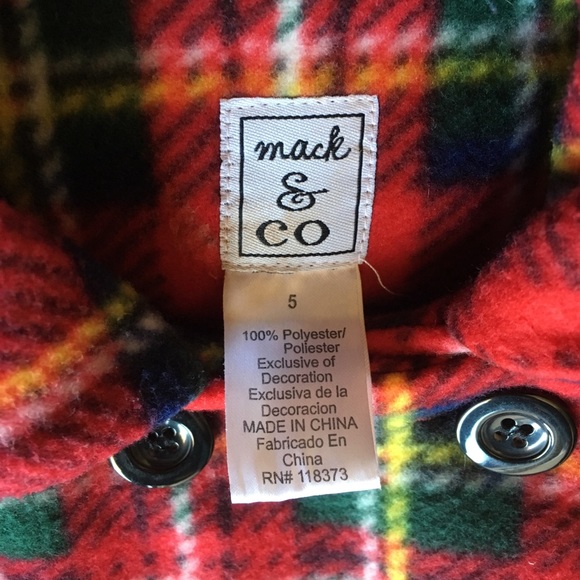 Mack & Co | Jackets & Coats | Girls Plaid Coat | Poshmark